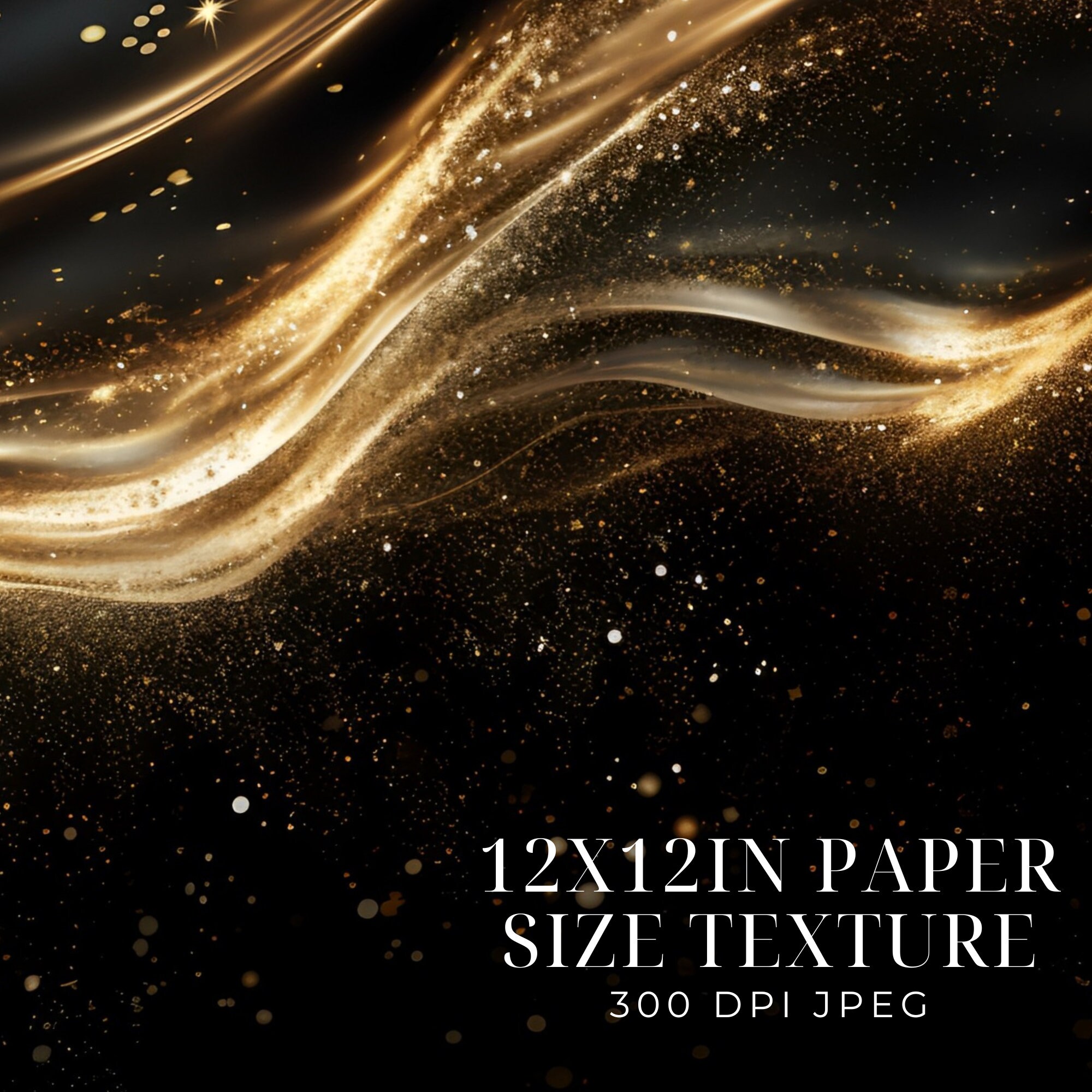 Black & Gold Sparkle Background Texture Pack-jpeg Images-commercial Use ...