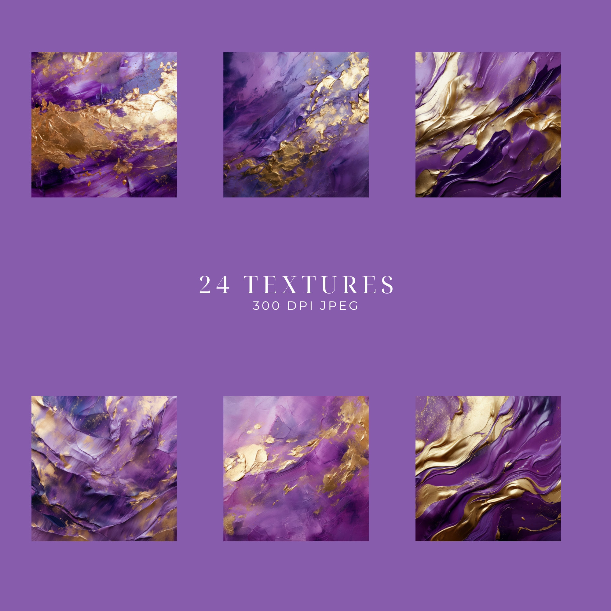 Purple & Gold Foil Texture Clipart-high-quality JPEG Images -commercial ...