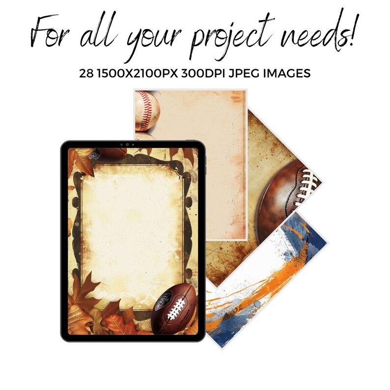 5x7 Sports Background Frame Clipart, Digital Backgrounds, Basketball ...