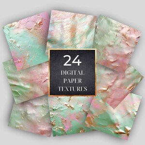 Sage and Pink Digital Papers- Textures Foil-gold- Clipart-jpeg ...