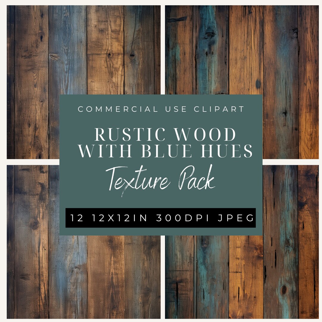 Wood Grain Planks Digital Paper | Rustic Wood Clipart | Background Art ...