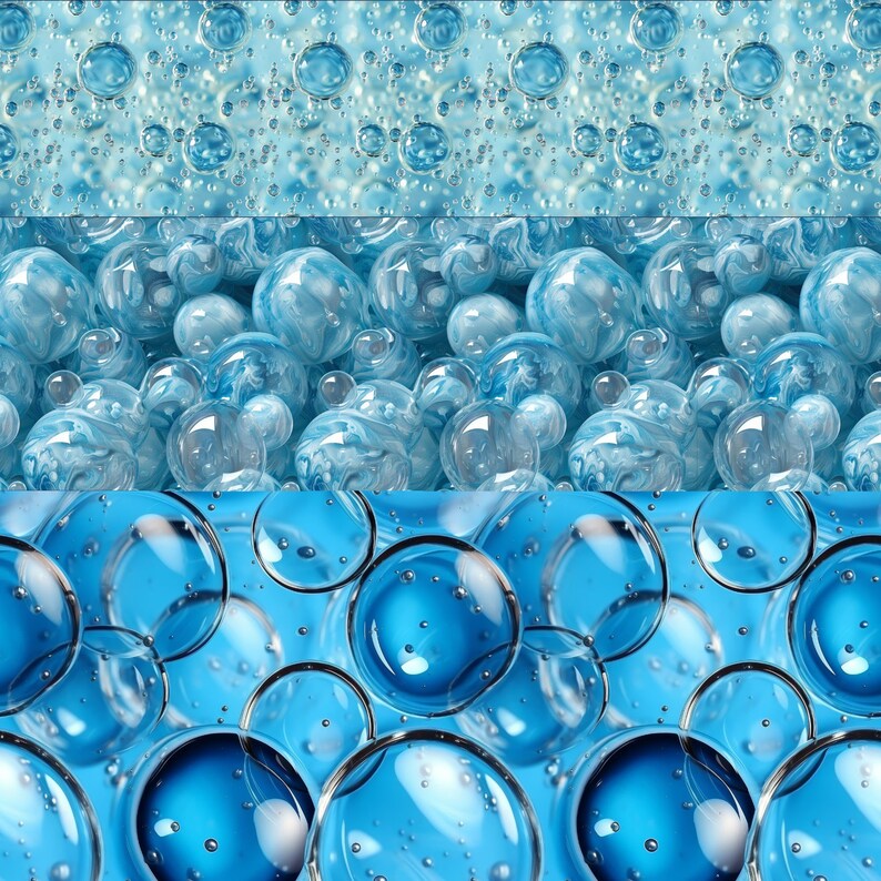 Bubbles Seamless Digital Paper Patterns-commercial Use-scrapbook ...
