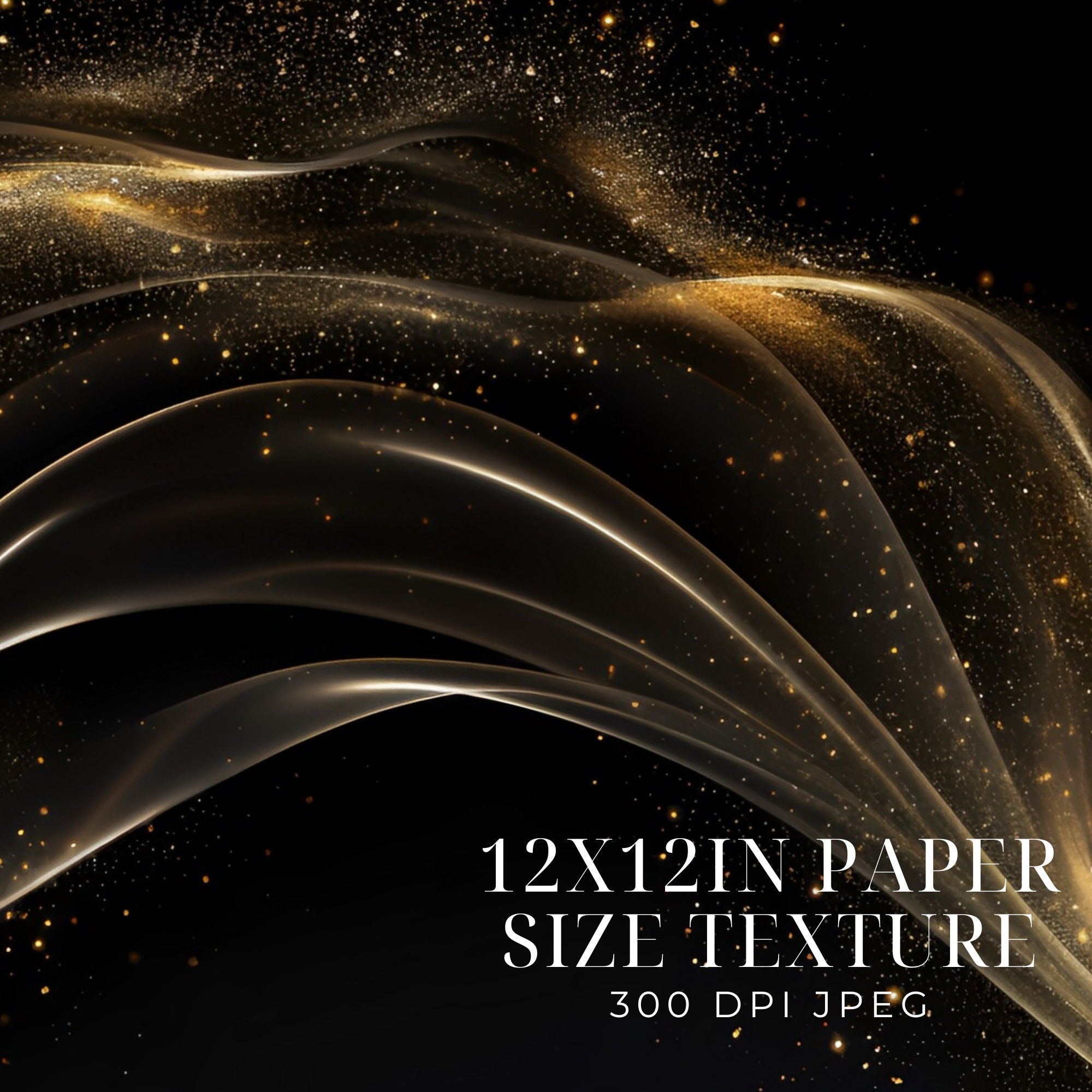 Black & Gold Sparkle Background Texture Pack-jpeg Images-commercial Use ...