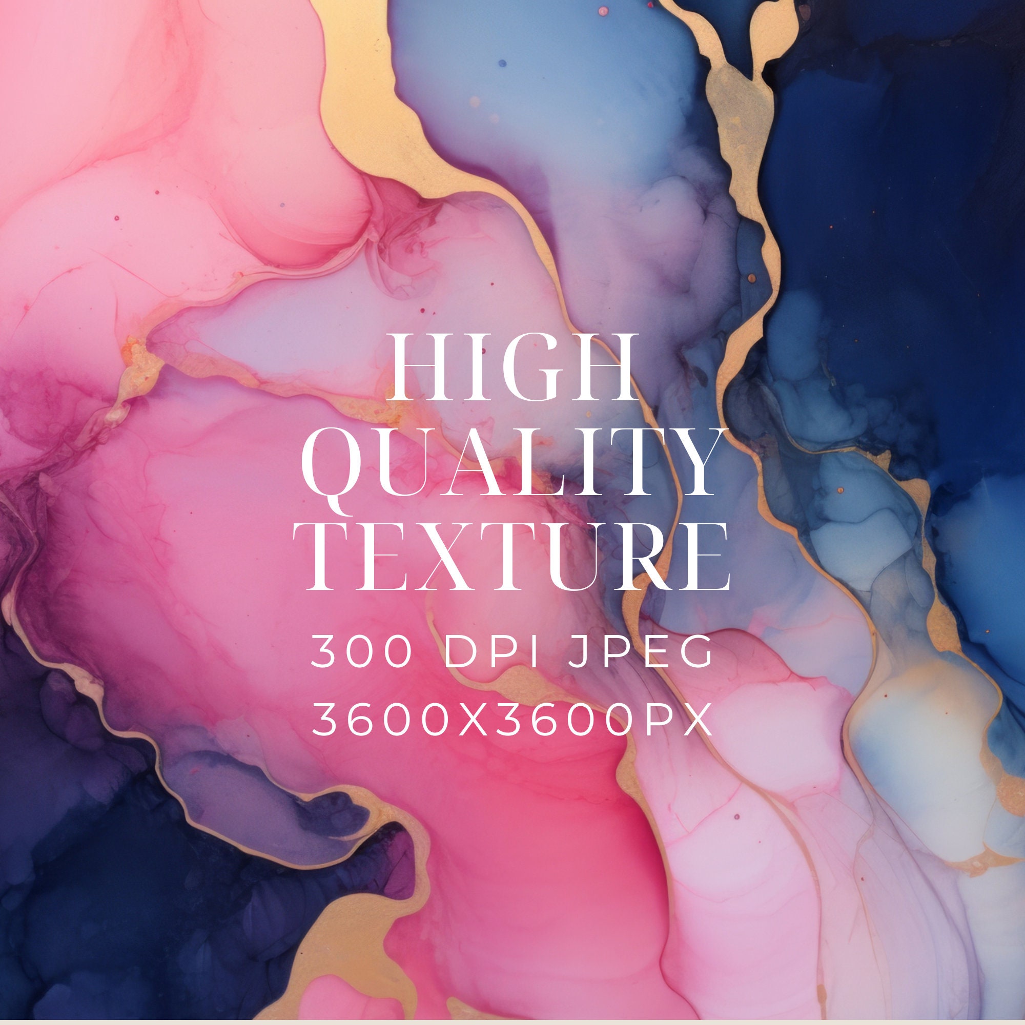Navy Blue Pink Blush Alcohol Ink Texture Clipart-jpeg Images commercial ...