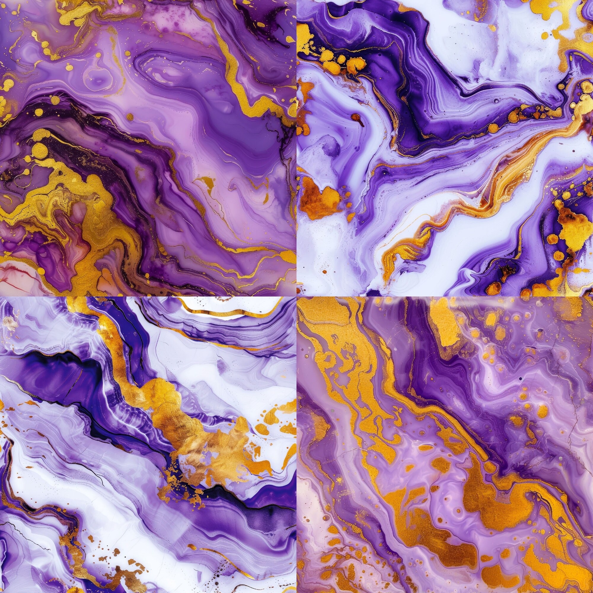Purple and Gold Marble Digital Paper Texture Background Clipart ...