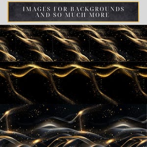 Gold Sparkle Seamless Digital Paper-black & Gold Glitter-jpeg Images ...