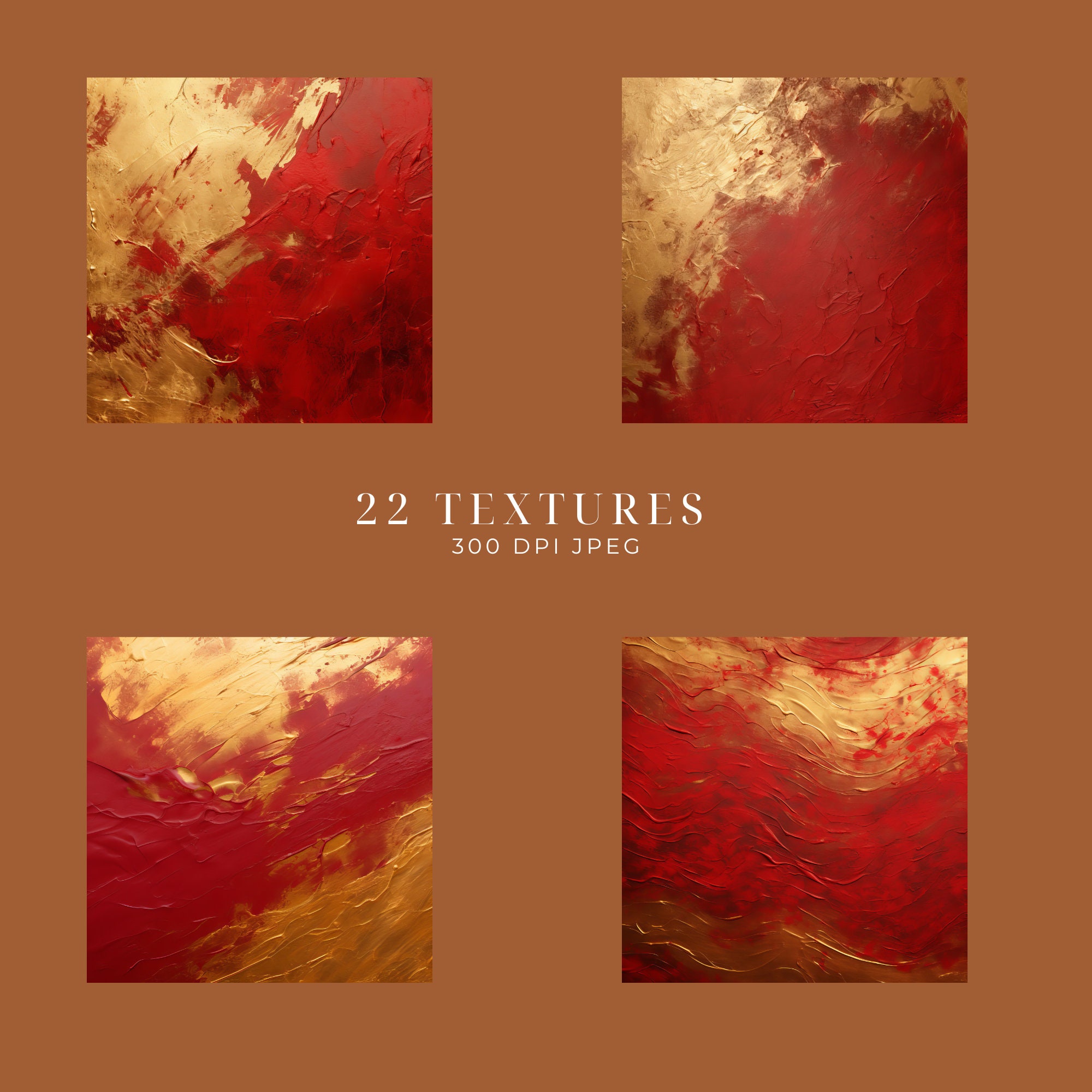 Red & Gold Foil Texture Clipart-jpeg Images -commercial Use 12x12in ...