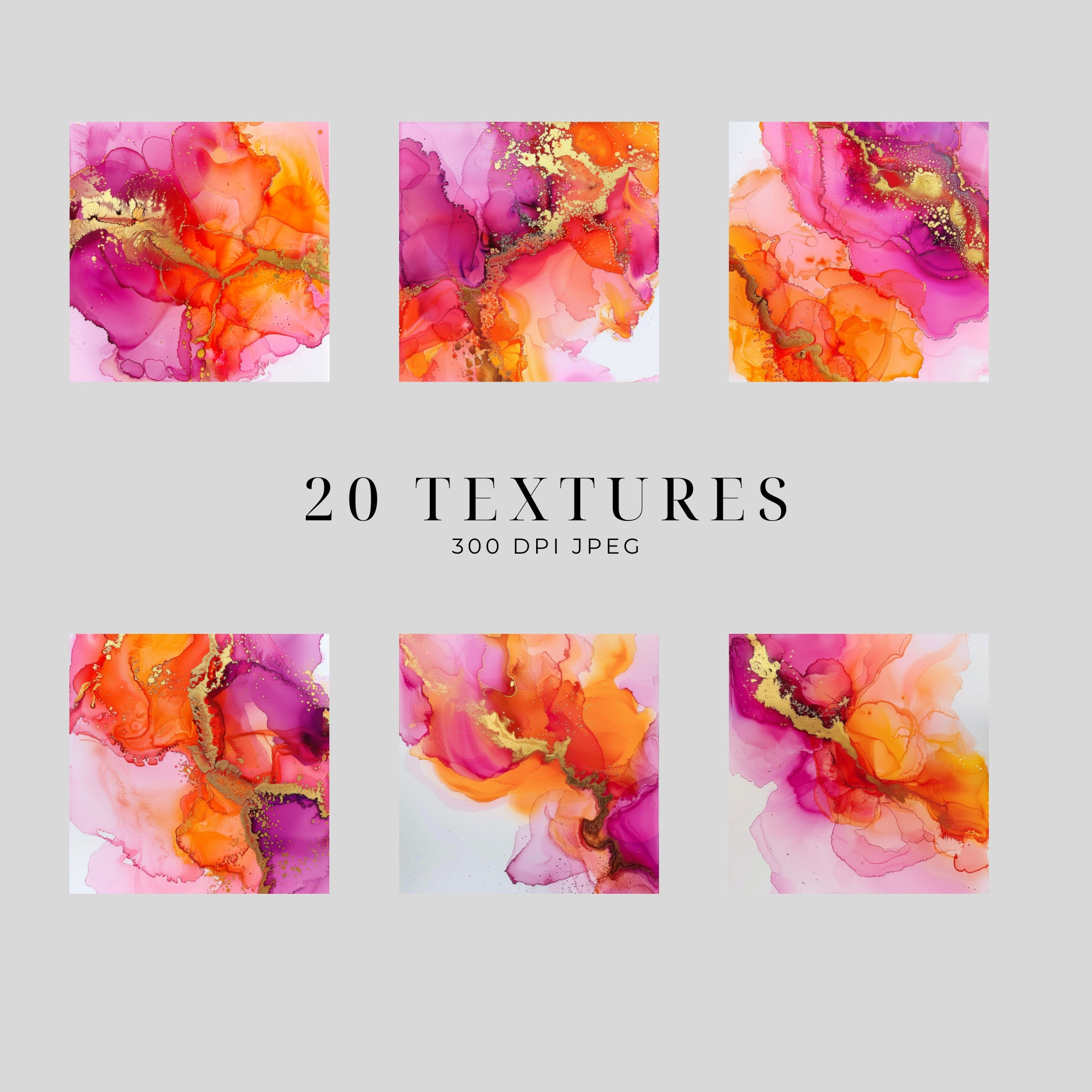 Hot Pink and Orange Alcohol Ink Texture Digital Paper Clipart-jpeg ...