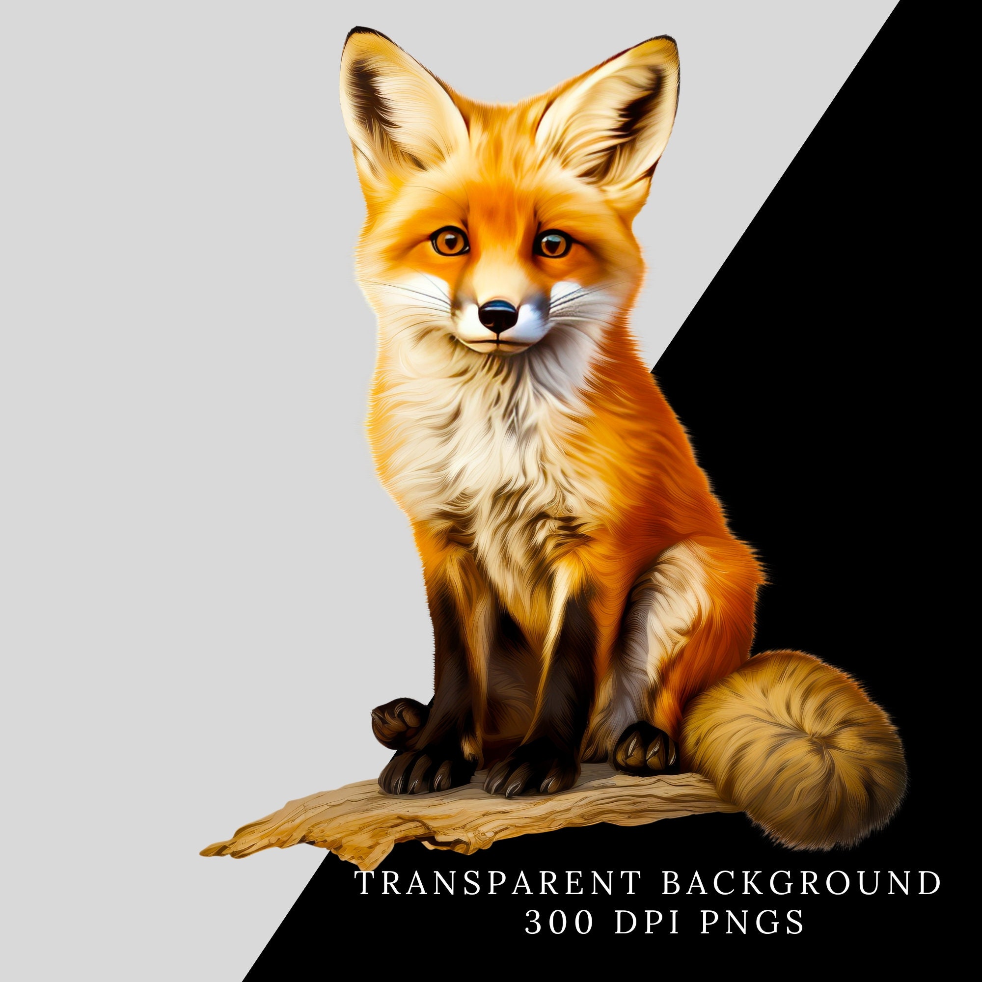 Digital Fox Clipart-cute Baby Foxes Woodland Animal-baby Shower, Cute ...