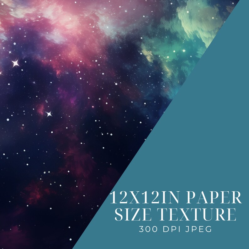 Galaxy Background Texture Clipart-jpeg Images commercial Use 12x12in ...