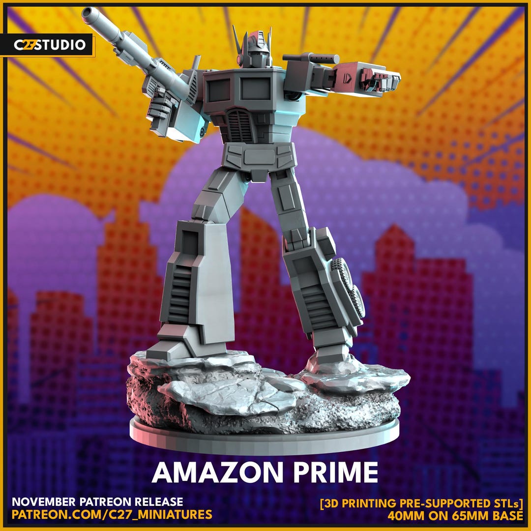 Optimus Prime - Transformers - 3d Printed TTRPG Miniature - Etsy