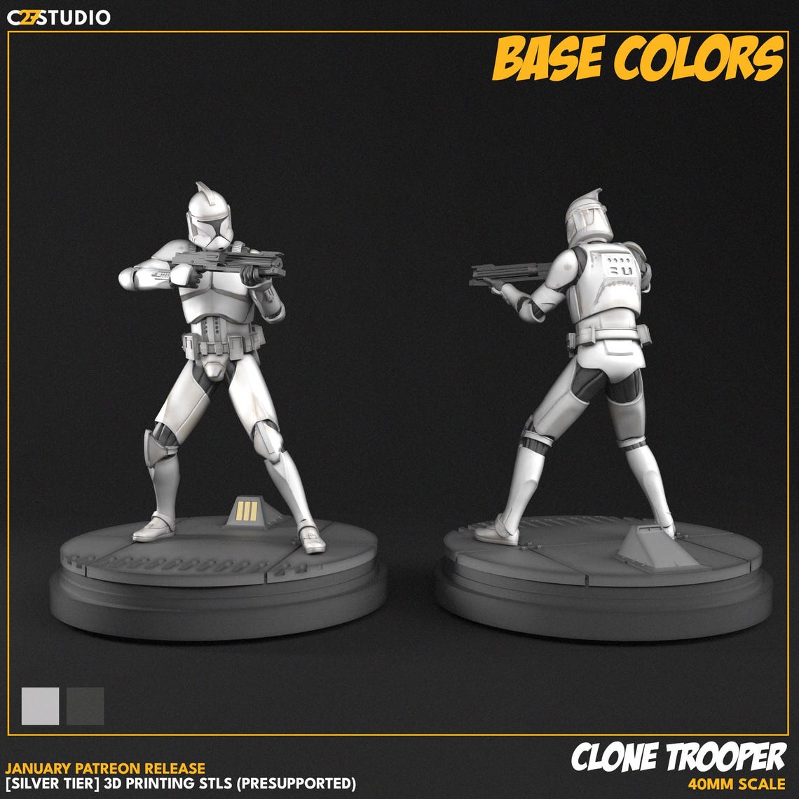 Clone Troopers- Shatterpoint - 3d Printed TTRPG Skirmish Miniature - Etsy