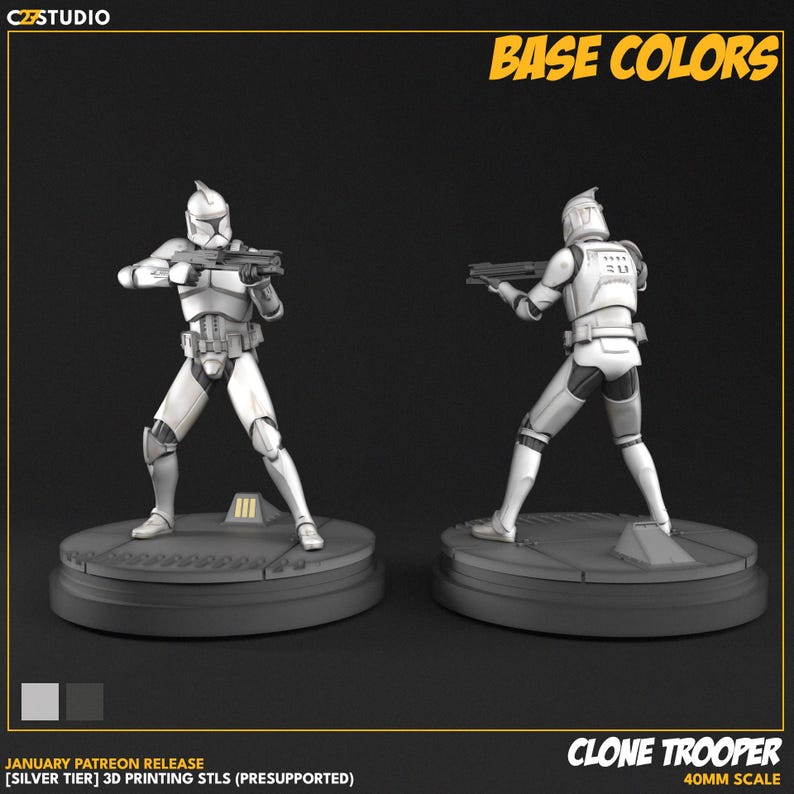 Clone Troopers- Shatterpoint - 3d Printed TTRPG Skirmish Miniature - Etsy