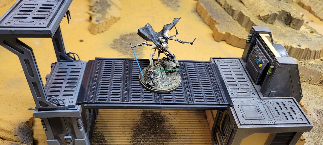 3d Printed Gantry 174mm X 85mm - Star Wars Shatterpoint Terrain - Game ...