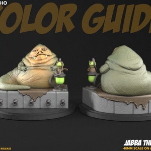 Jabba the Hutt - Shatterpoint - Star Wars Fan Art - 3d Printed TTRPG ...