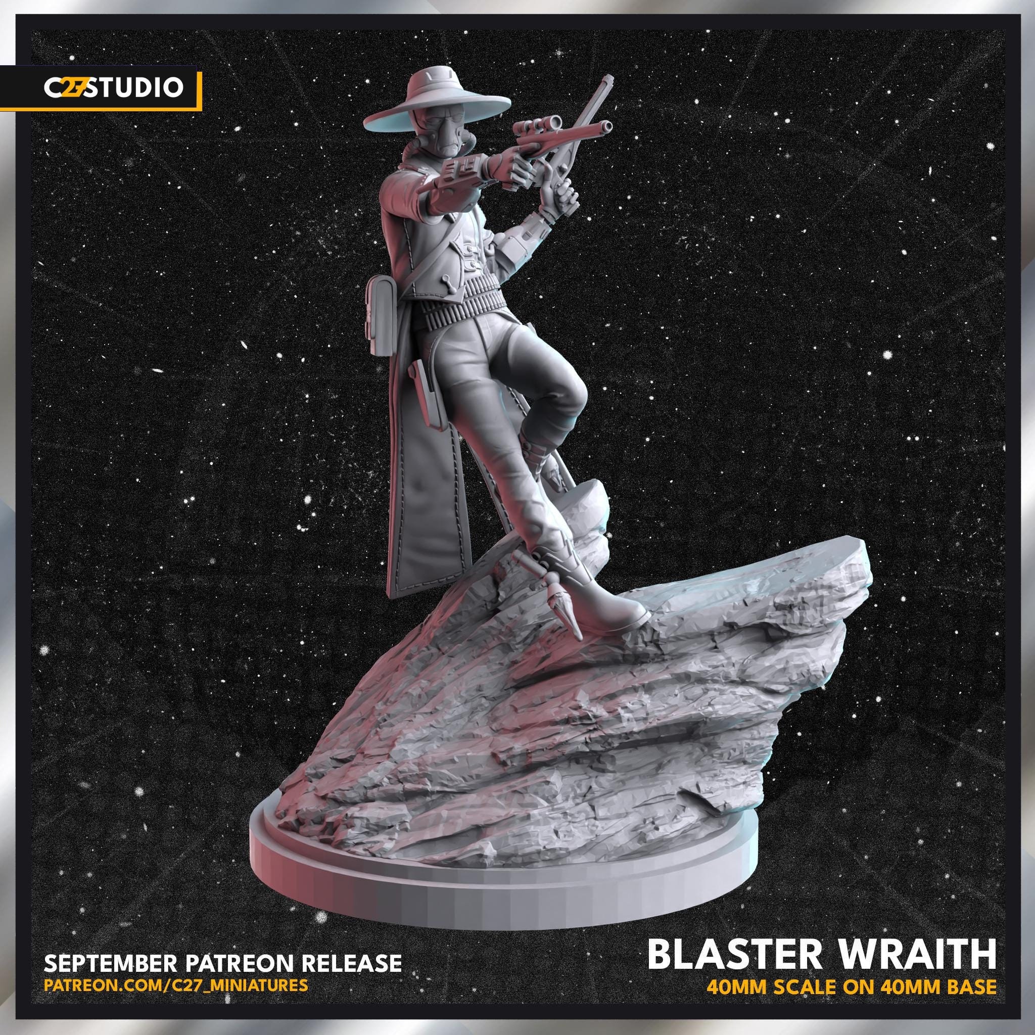 Cad Bane Shatterpoint 3d Printed TTRPG Miniature - Etsy