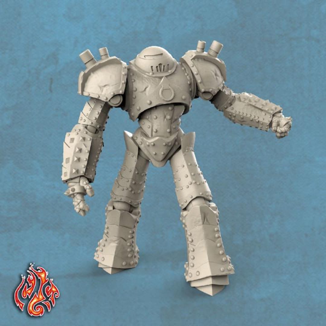 Juggernaut Iron Golem 3d Printed Tabletop RPG Skirmish Miniature - Etsy