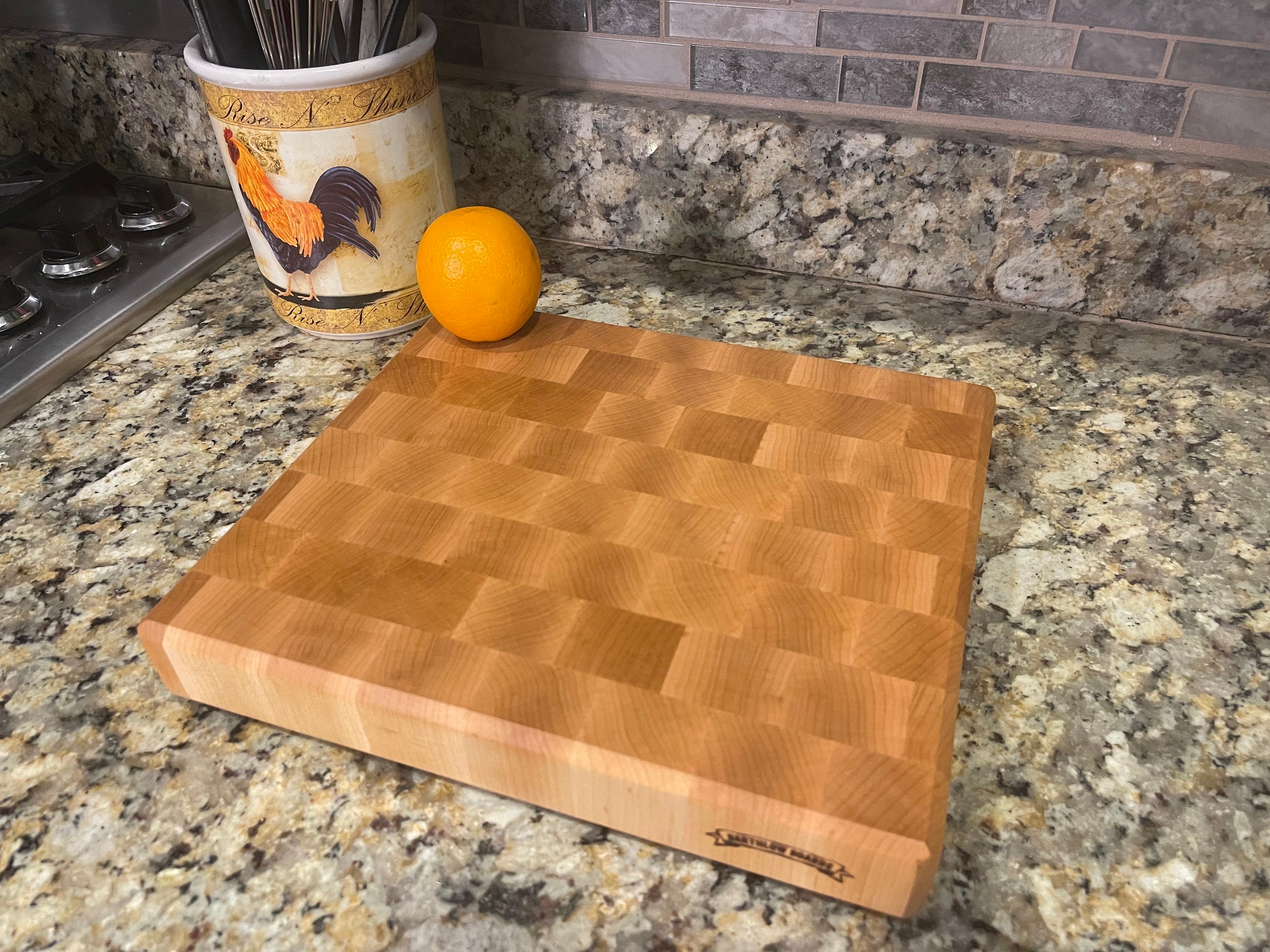Maple End Grain Butcher Block Cutting Board 12 X 12 X 2 - Etsy