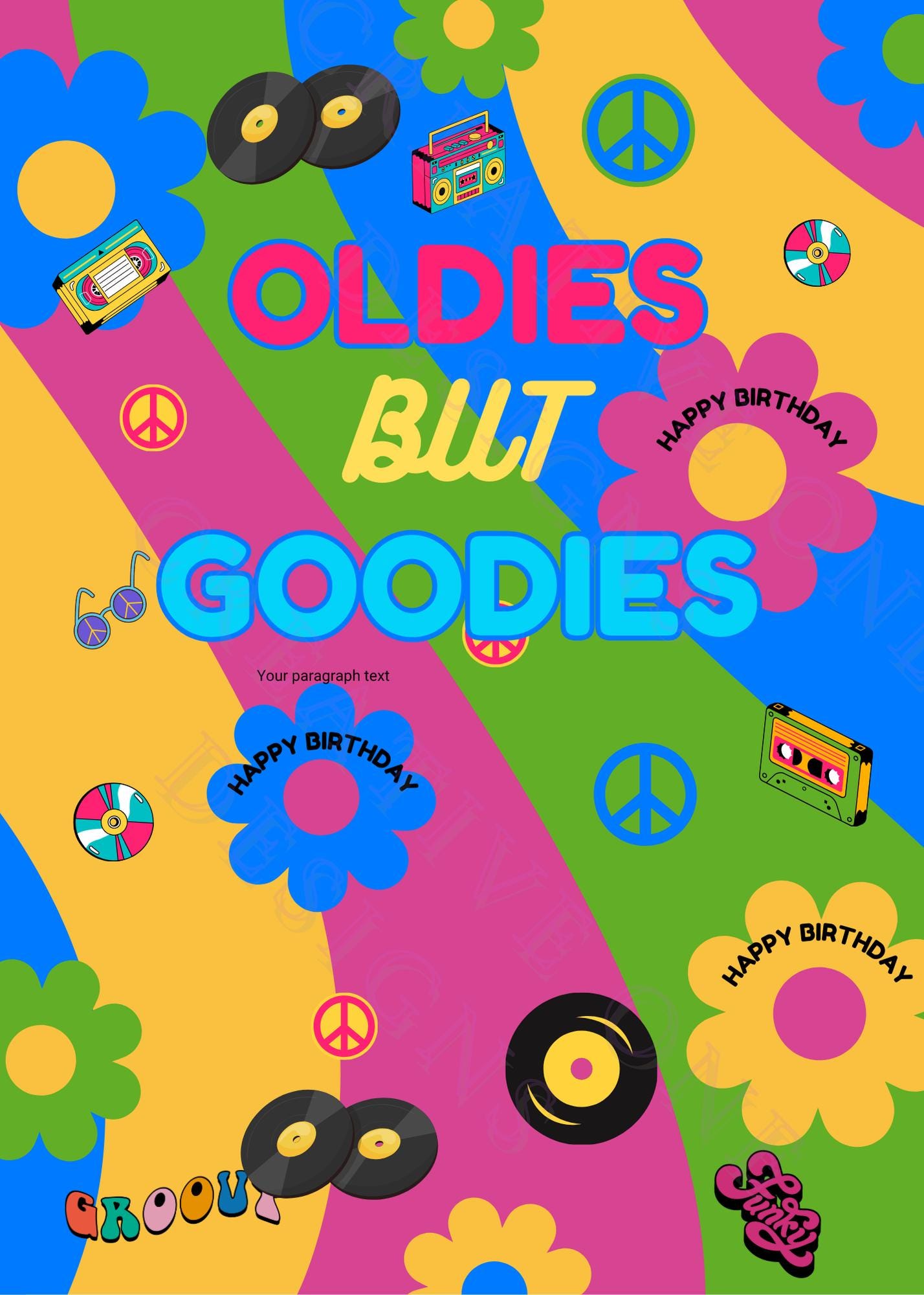 Oldies but Goodies Party Favors | Retro Birthday Celebration Gifts and ...