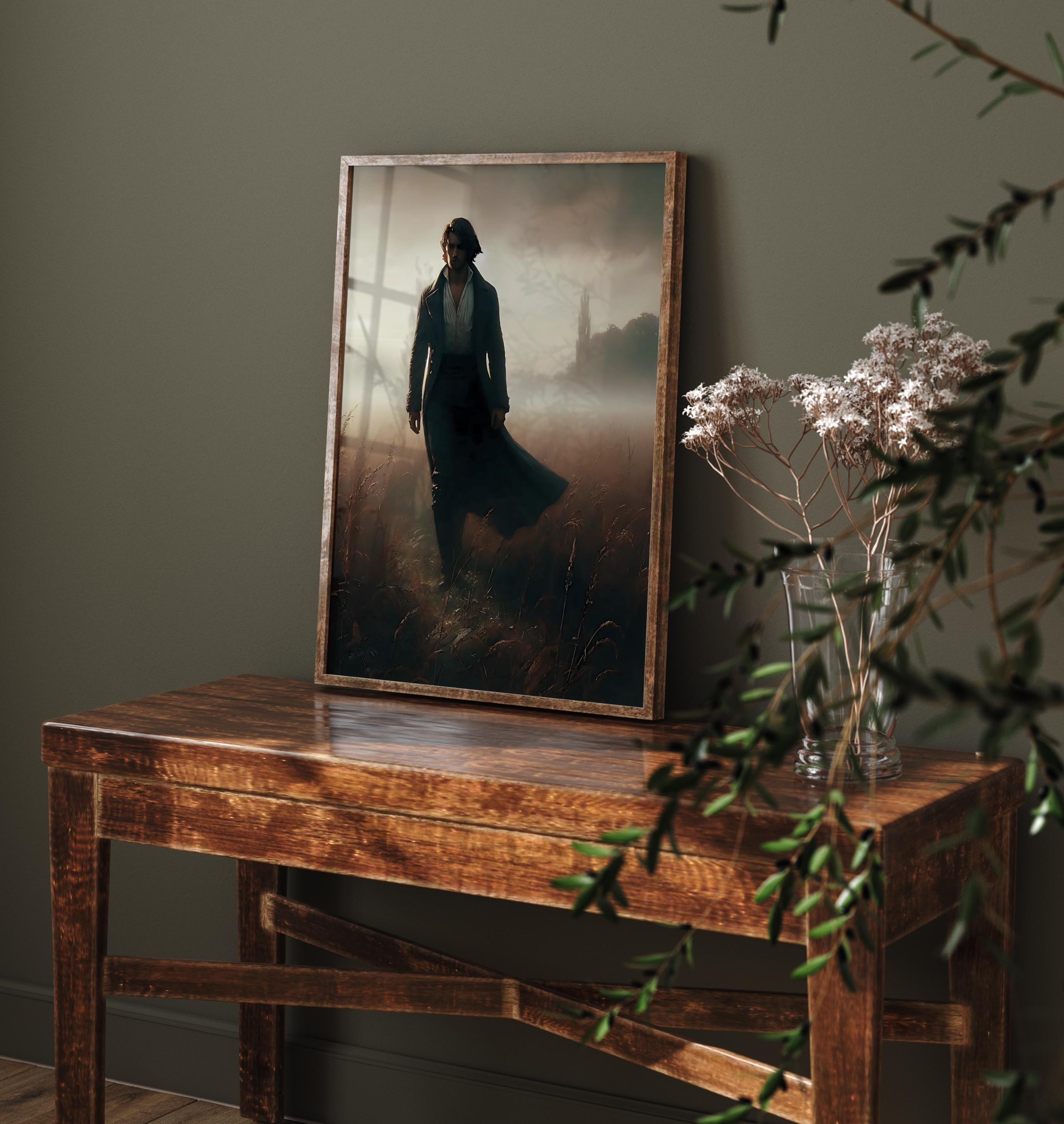 Mr. Darcy, Pride and Prejudice, Jane Austen Book, Movie Scene Walking ...