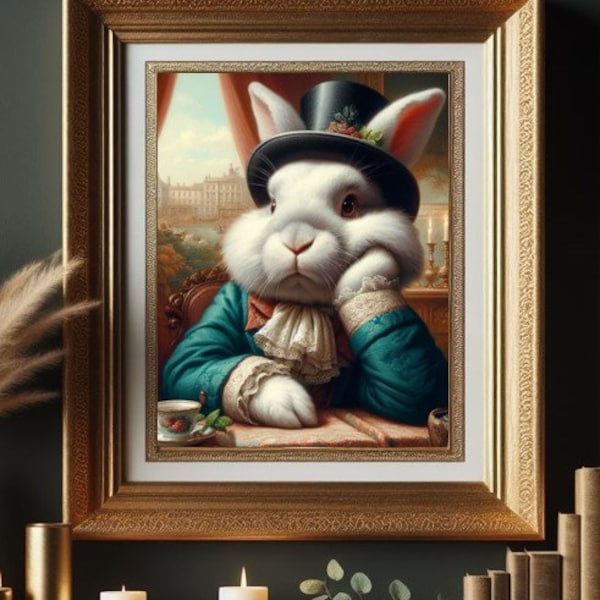 White Rabbit Top Hat - Etsy