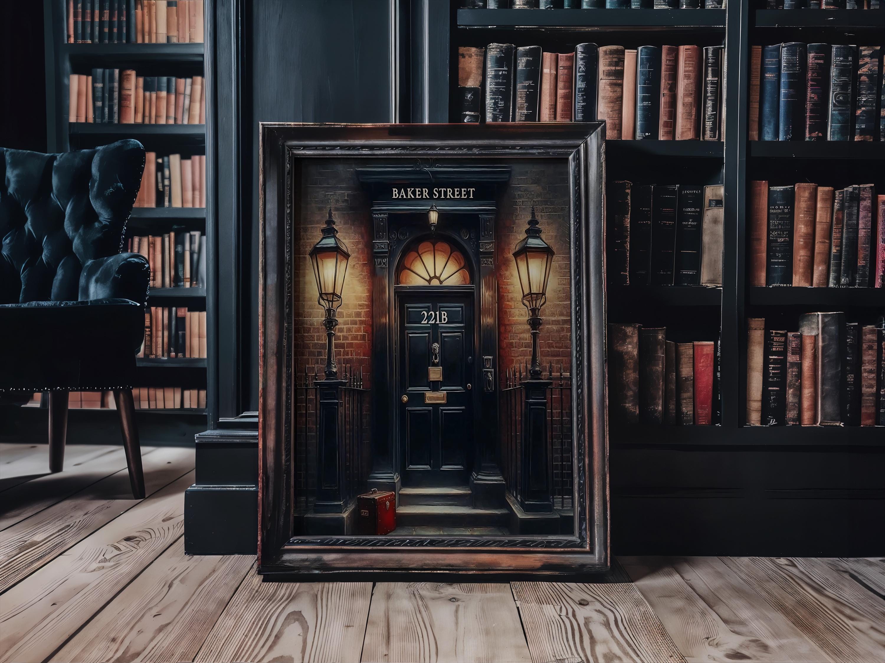Printable Digital Image Sherlock Holmes 221B Baker Street Door London ...