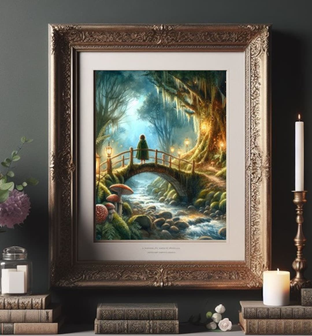 Hobbit Frodo Lord of the Rings Magical Adventure Forest Tree Hobbiton ...