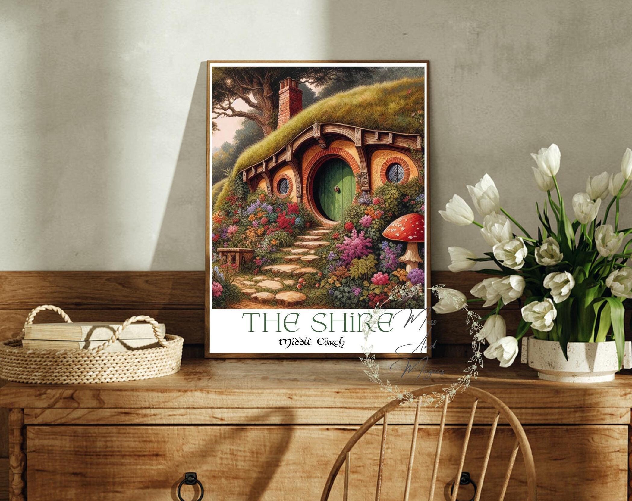 The Shire Middle Earth Hobbit Green Door Hole Hovel Home Lord of the ...