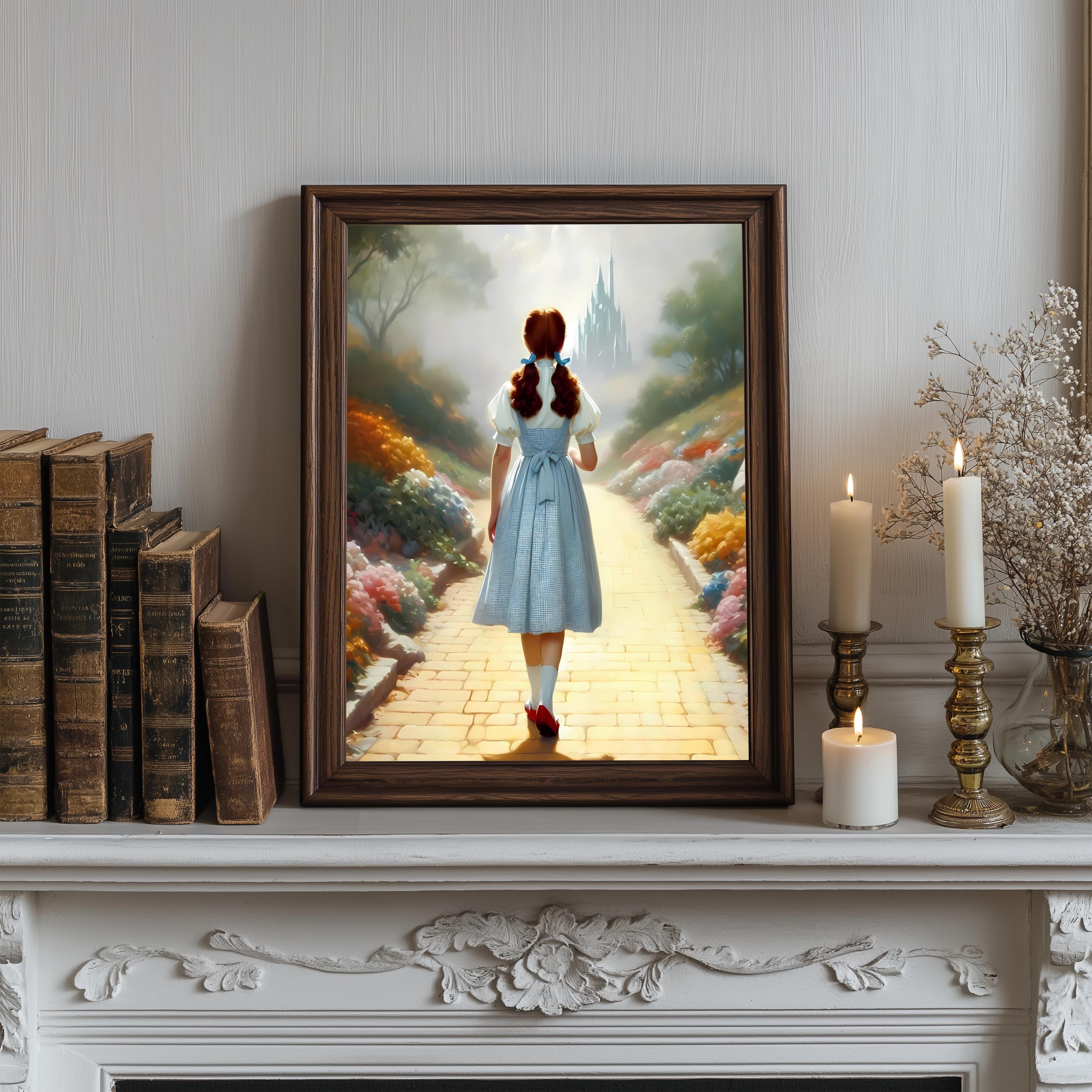Dorothy, Wizard of Oz Movie, Yellow Brick Road, Castle, Floral ...