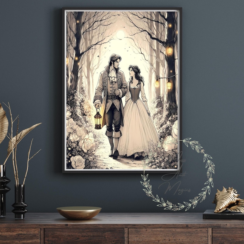 Beauty and the Beast Prince Portrait - Etsy