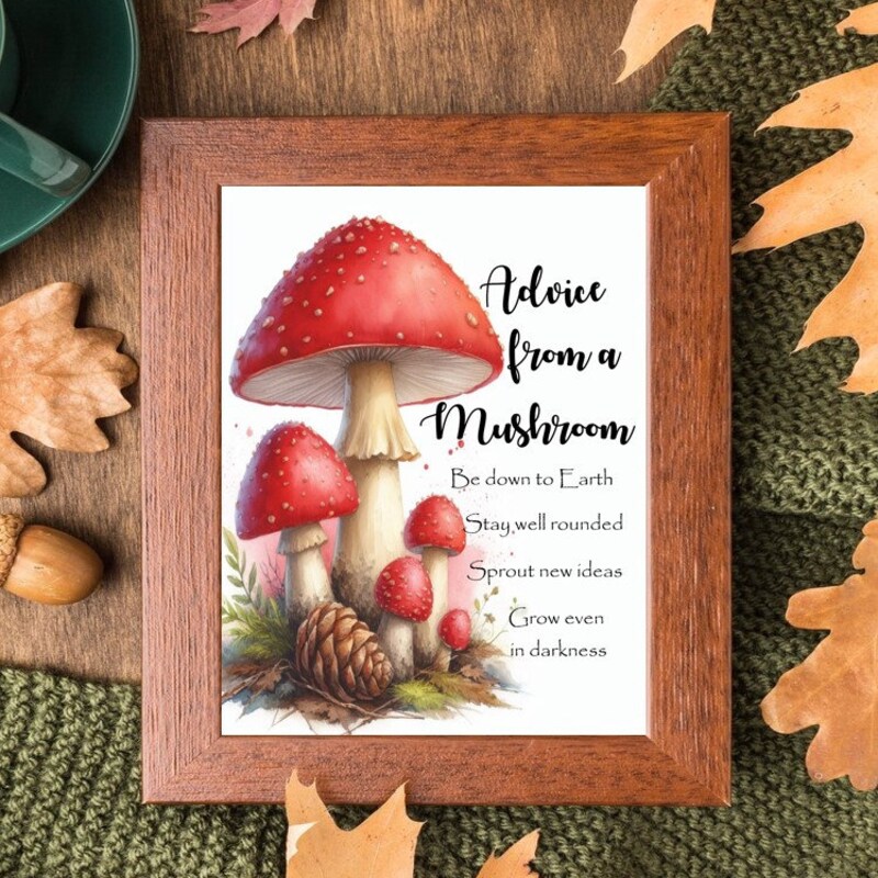 Mushroom Wall Decor - Etsy