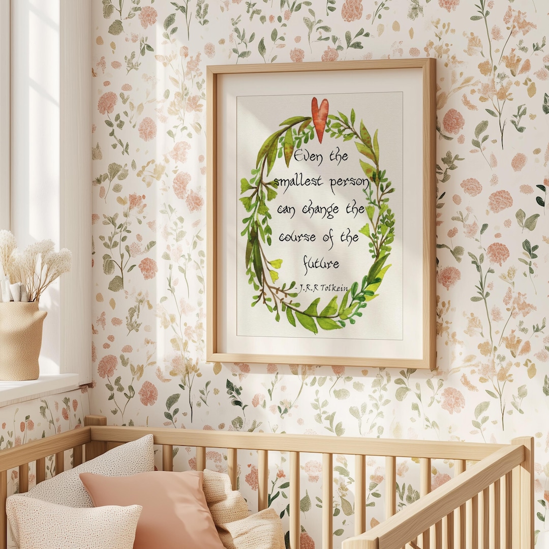 Lord of the Rings Hobbit Font Even the Smallest Person Quote Tolkien ...