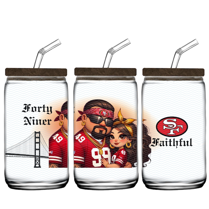 Digital 49er Faithful PNG Fits 16oz Libby Glass Can - Etsy