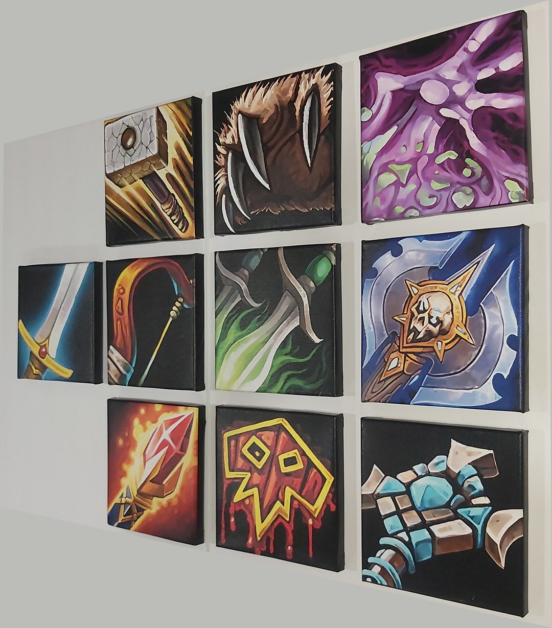 Warcraft Class Icons 8x8 Canvas Prints - Etsy