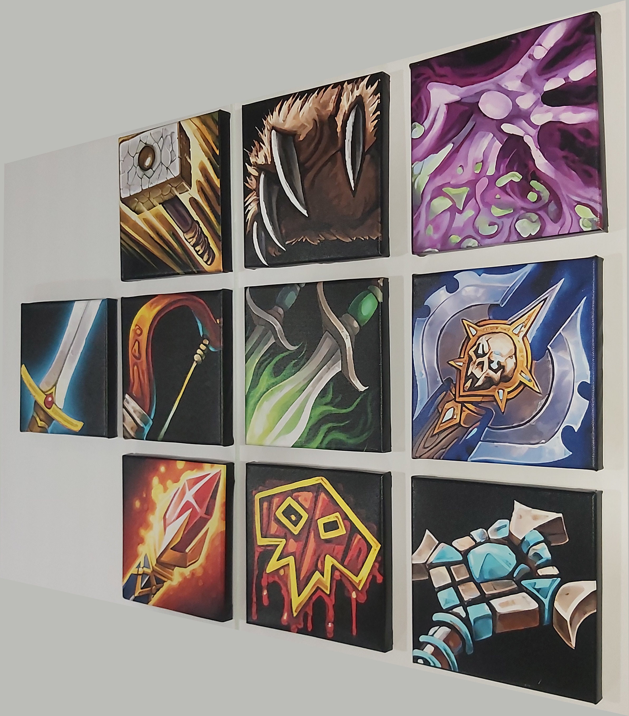 Warcraft Class Icons 8x8 Canvas Prints - Etsy