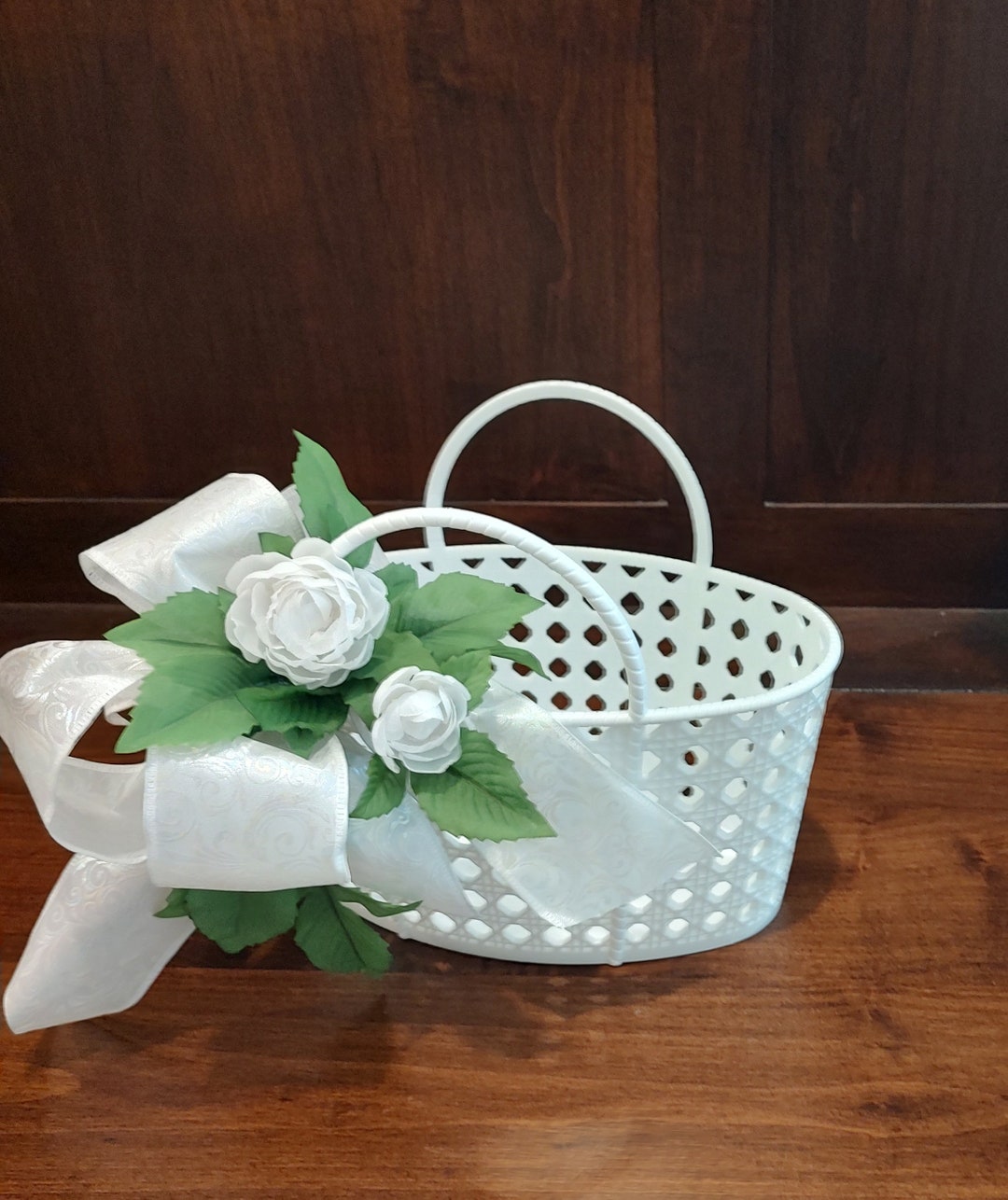 Flower Girl Basket, Wedding, Birthday, First Communion. - Etsy