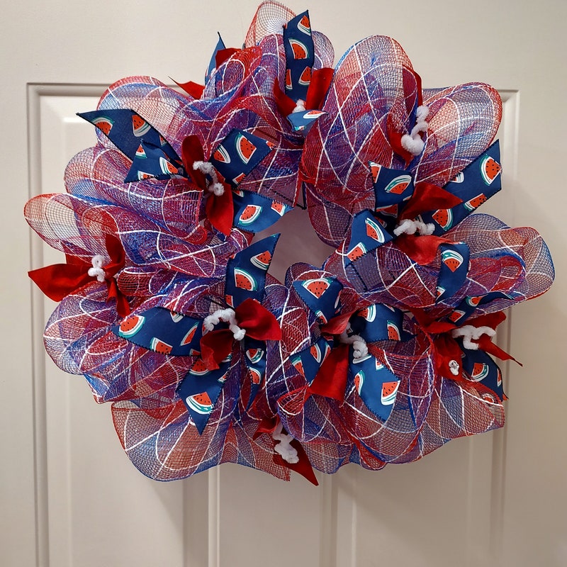 Labor Day Wreath - Etsy