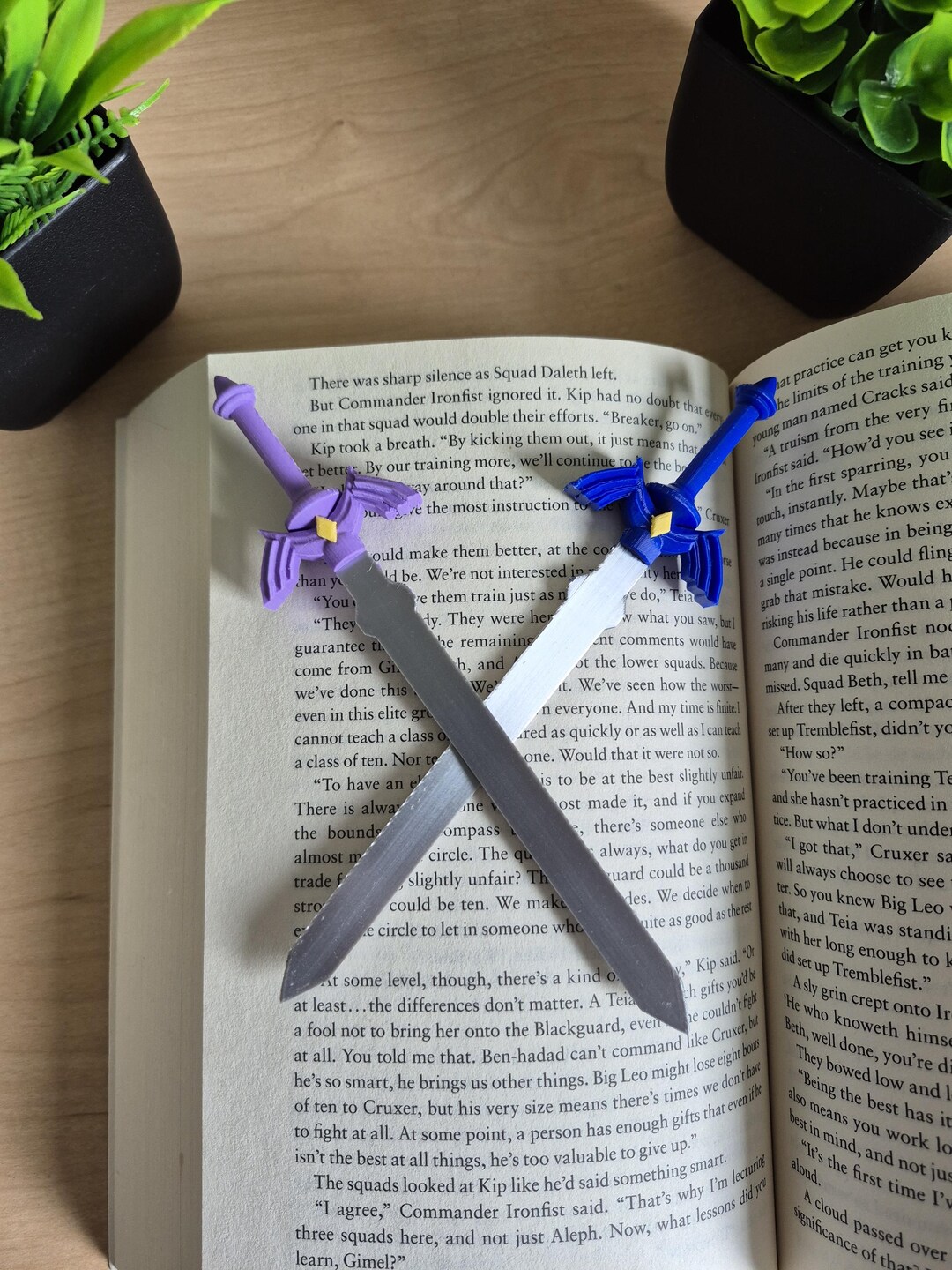 Fantasy Sword Bookmark - 3D Printed - Video Game Bookmark - Couples ...