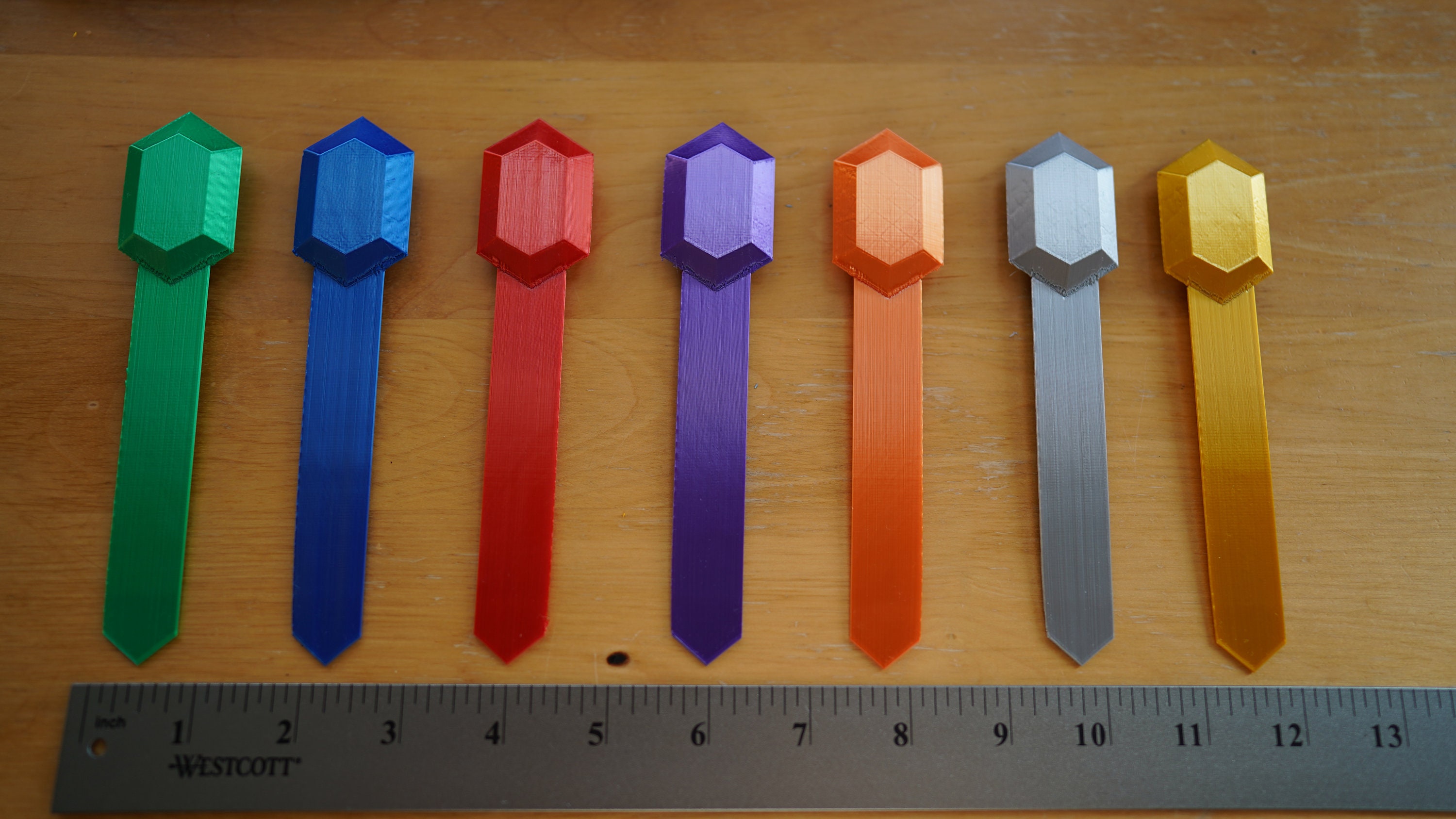 Gem Bookmark 3D Printed - Etsy