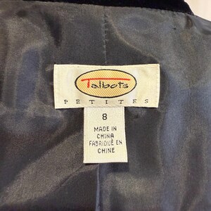 Vintage Black Velvet Talbots Blazer - Etsy