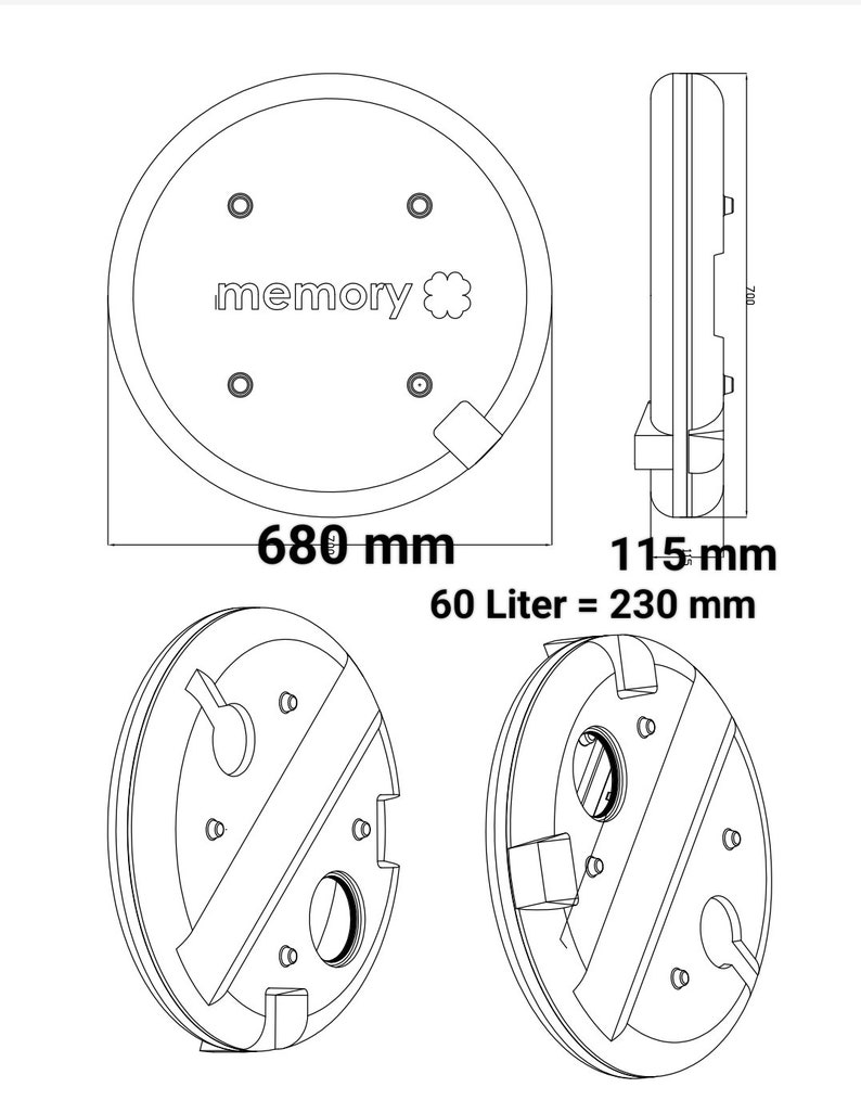 Water Tank VW Caddy VW T5 T6 Crafter Sprinter New B-stock Camping ...
