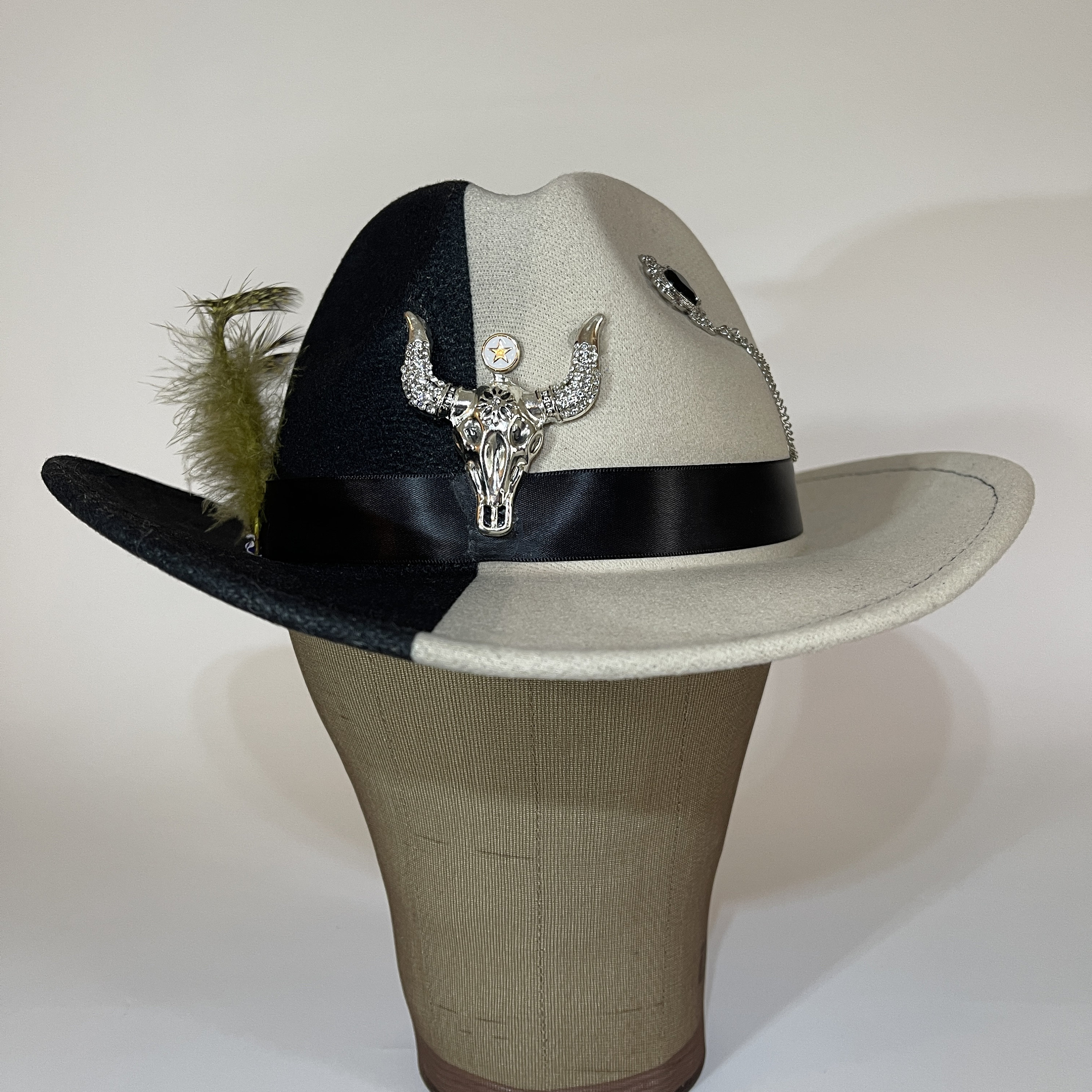 Cowboy Hat Half and Half Western Steampunk - Etsy