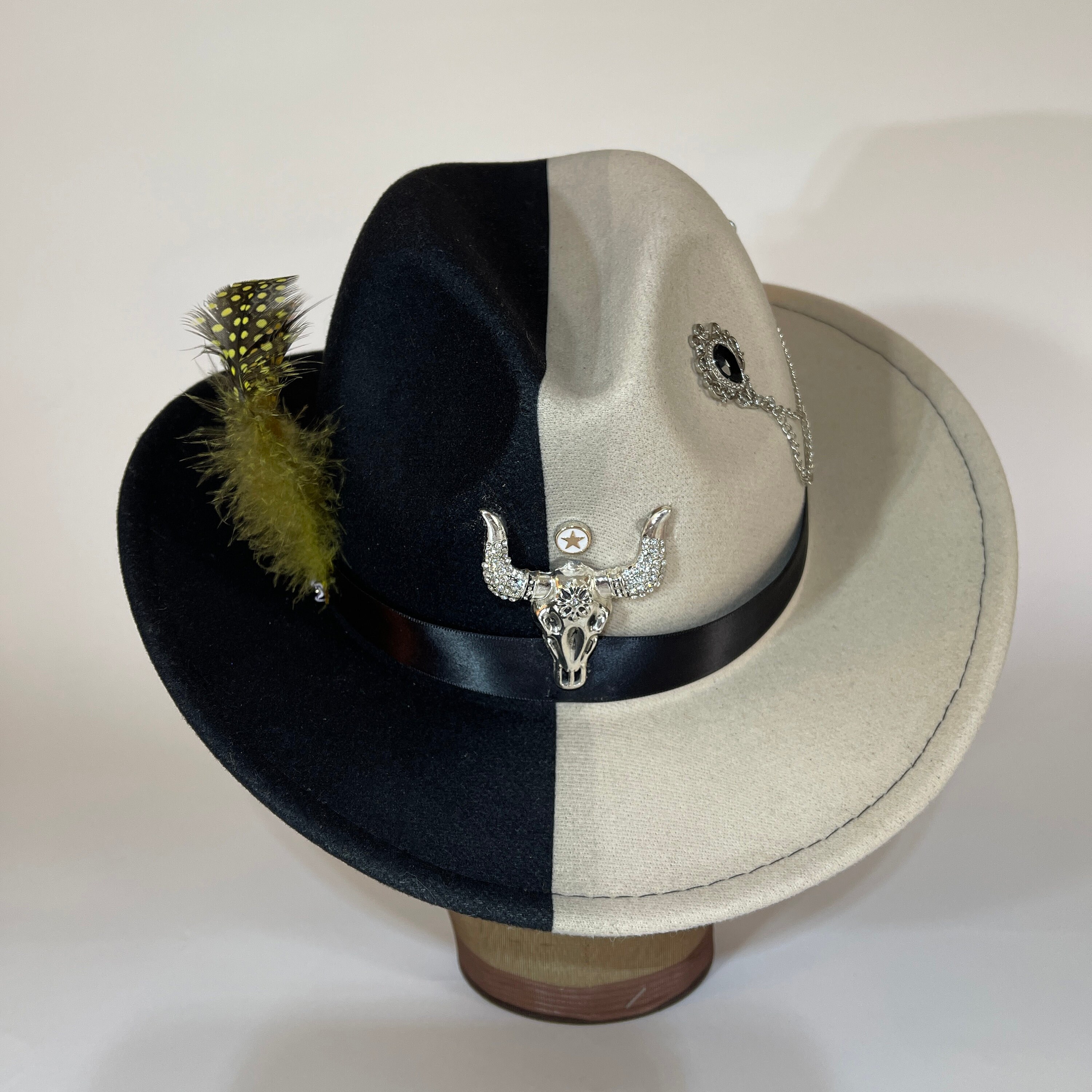 Cowboy Hat Half and Half Western Steampunk - Etsy