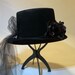 Black Rose Top Hat - Etsy