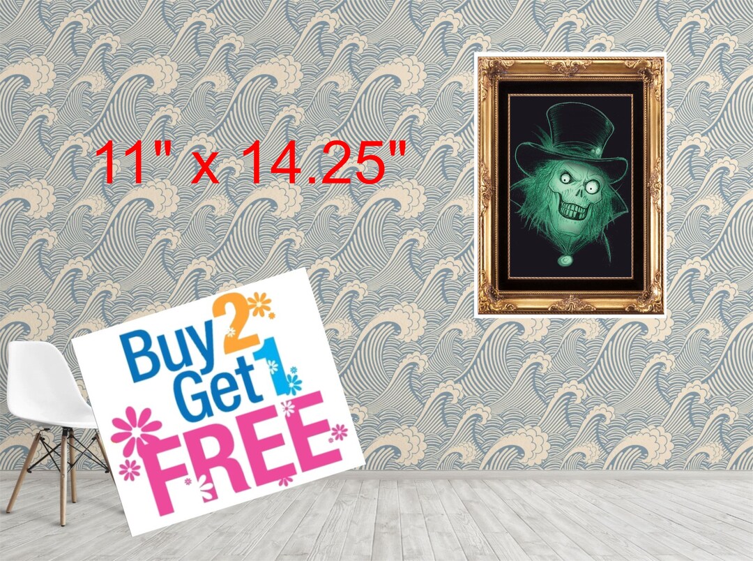 Mansion Hatbox Ghost Collector's Poster Print Disney - Etsy