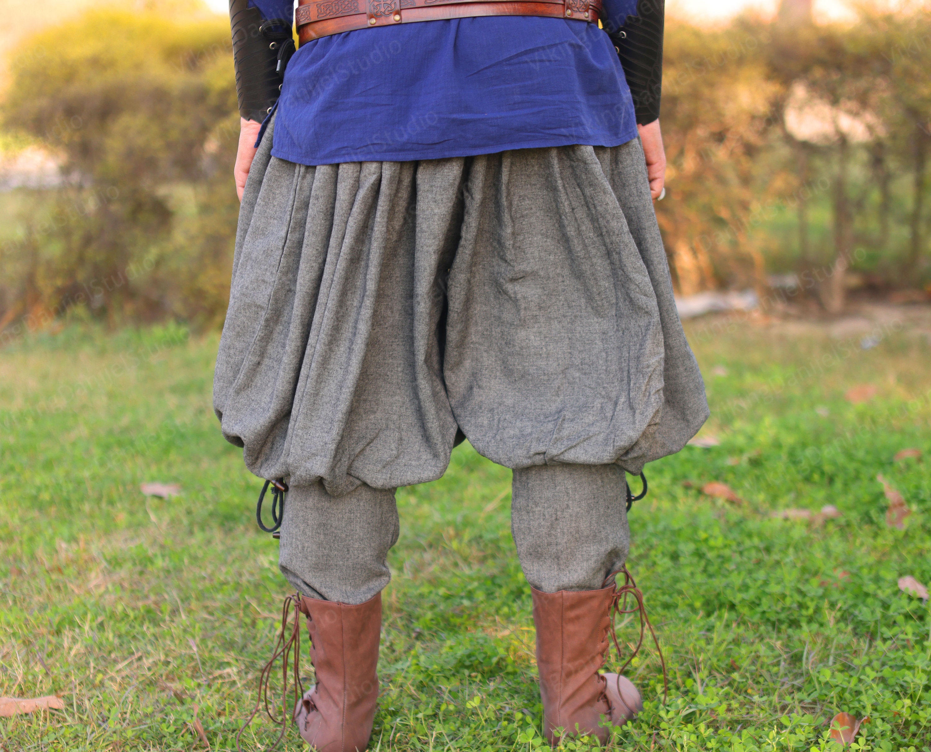 Renaissance Pirate Larp Boots, PU Leather Viking Medieval Boots, Ren ...