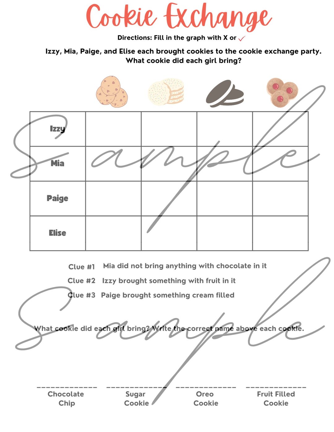 Critical Thinking - Cookie Exchange - Etsy