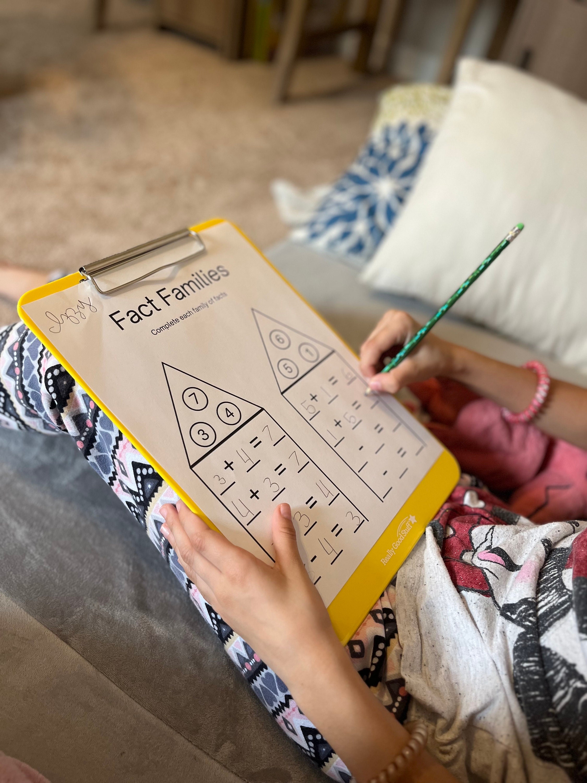 Fact Family Worksheet - Etsy