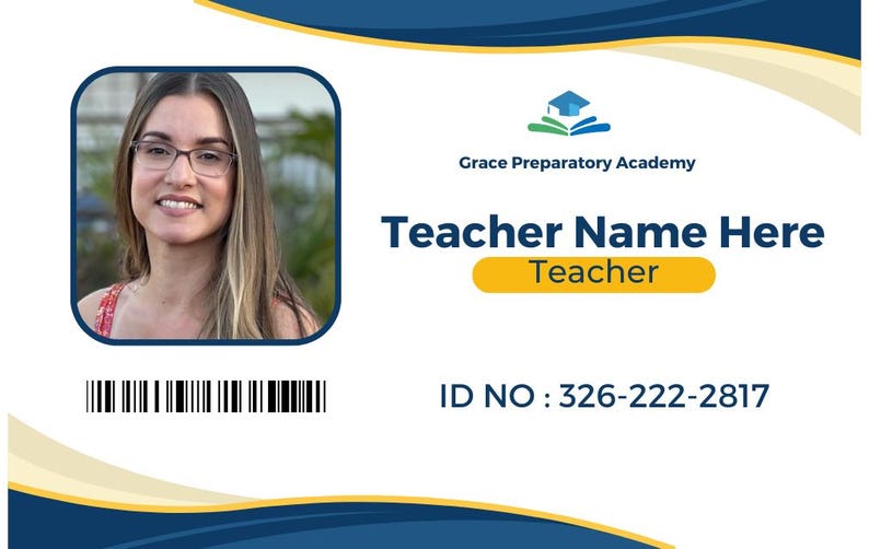 Homeschool Teacher and Student ID - Etsy