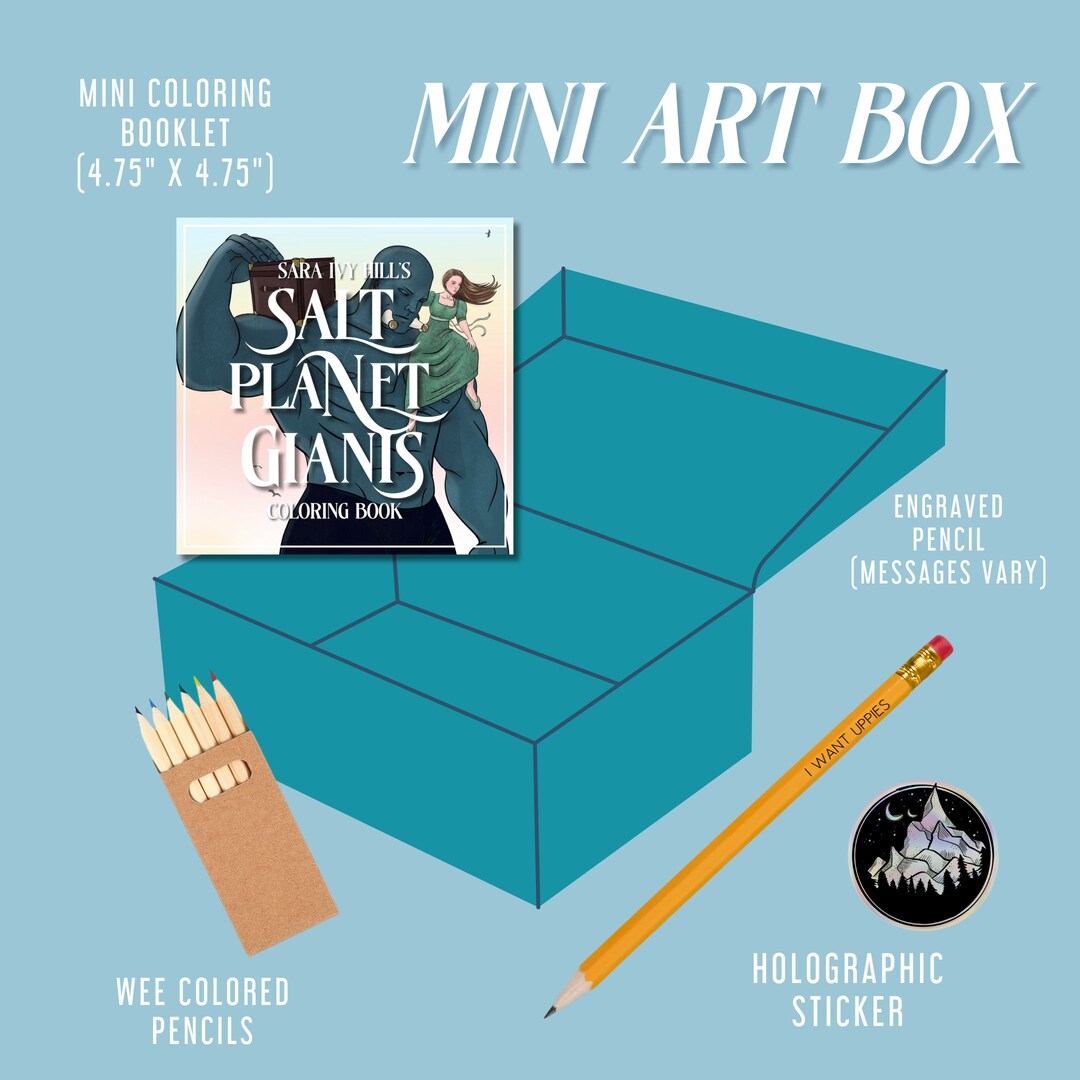 Salt Planet Giants Mini Art Box - Etsy